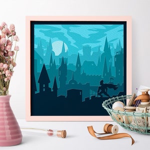 Superhero Shadow Box SVG, Layer SVG, 3D Shadow Box, Shadow Box, 3d ...