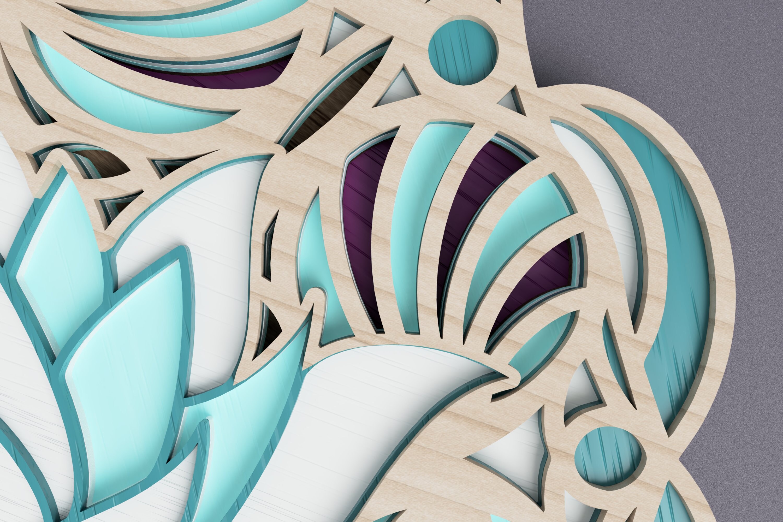 3D Layered Lotus Mandala SVG DXF Flower 3D Mandala Svg Svg - Etsy Australia