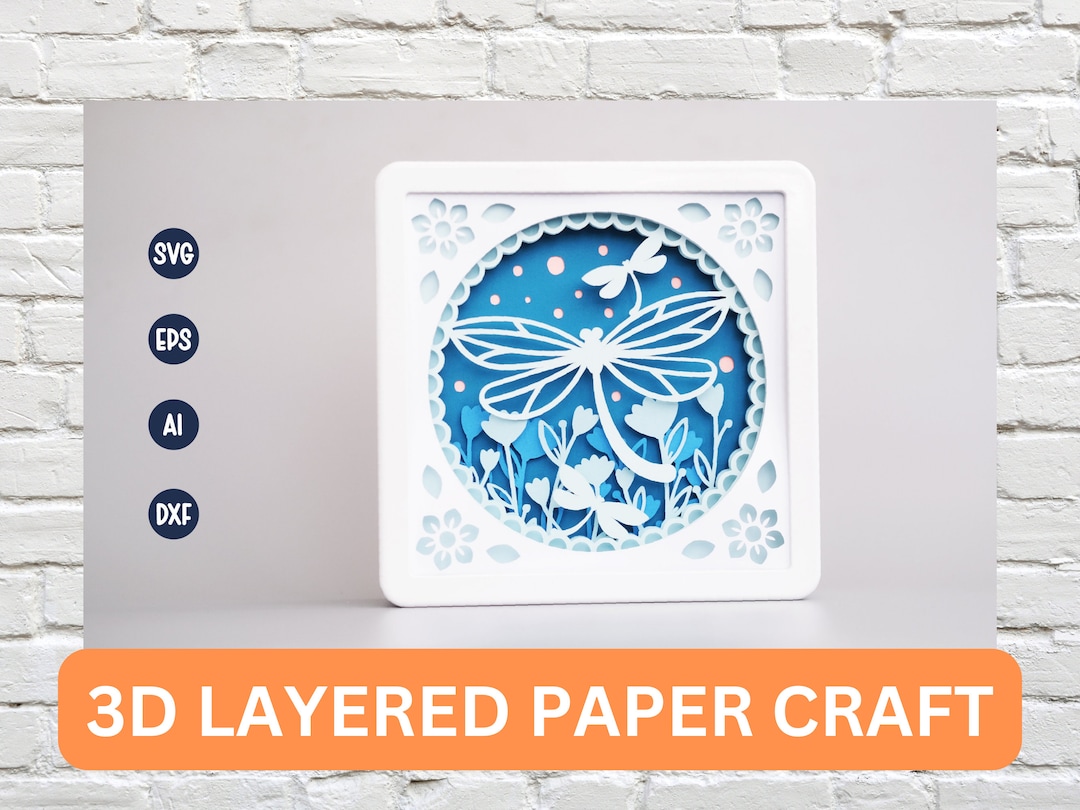 Paper Craft, Layered Paper Craft, 3D Paper Craft, Layered Paper Art ...