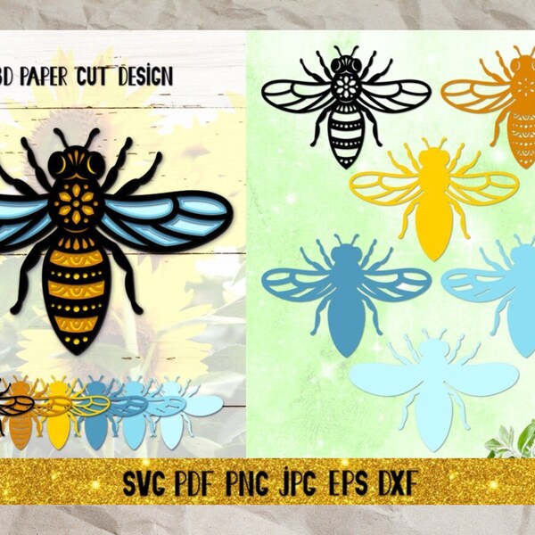 Bee Shadow Box - Etsy