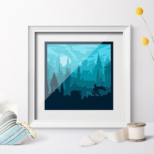 Superhero Shadow Box SVG, Layer SVG, 3D Shadow Box, Shadow Box, 3d ...