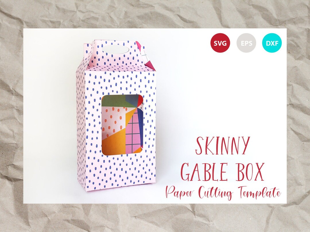 Gable Box Template Gable Box SVG Box Template SVG Party - Etsy