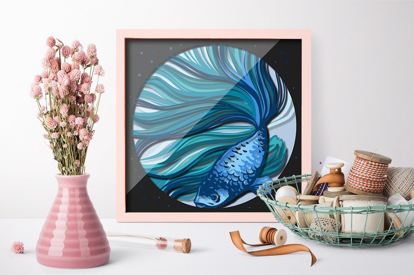 3D Papercut Shadow Box Layered SVG Shadowbox Cricut Design - Etsy UK