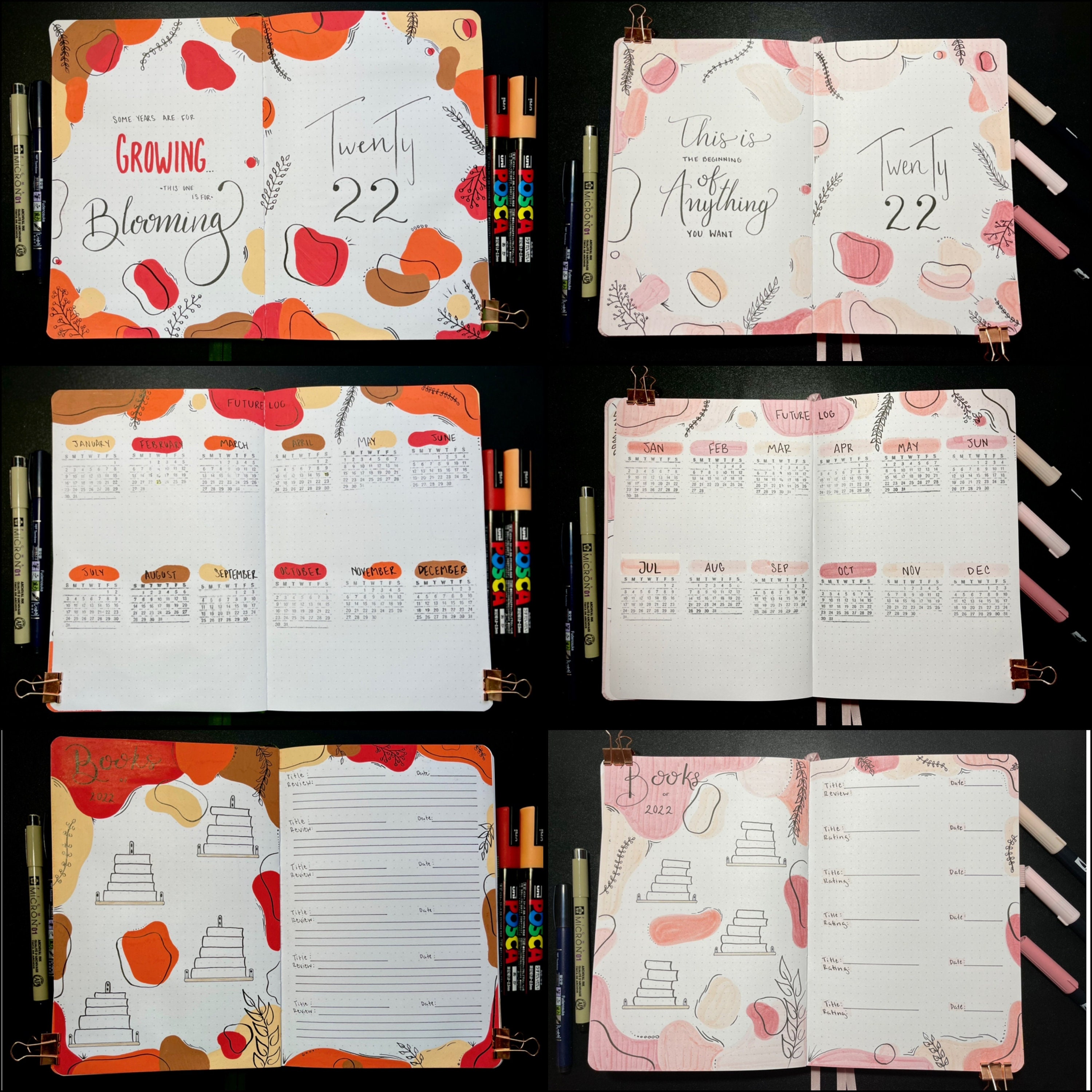 Handmade Custom Bullet Journal - Etsy