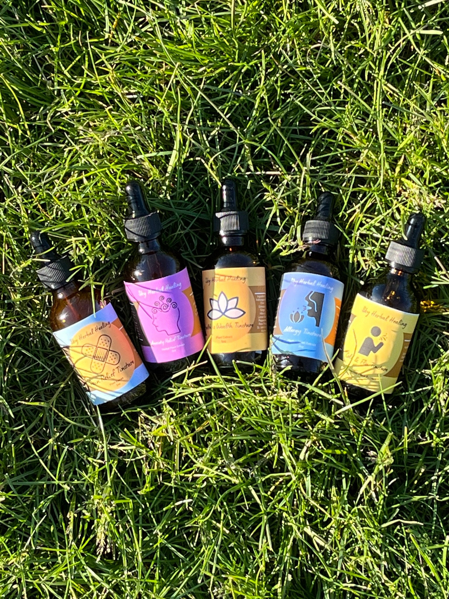 Herbal Tinctures- Plant Extract, Allergy, Anxiety, Pain & Inflammation ...