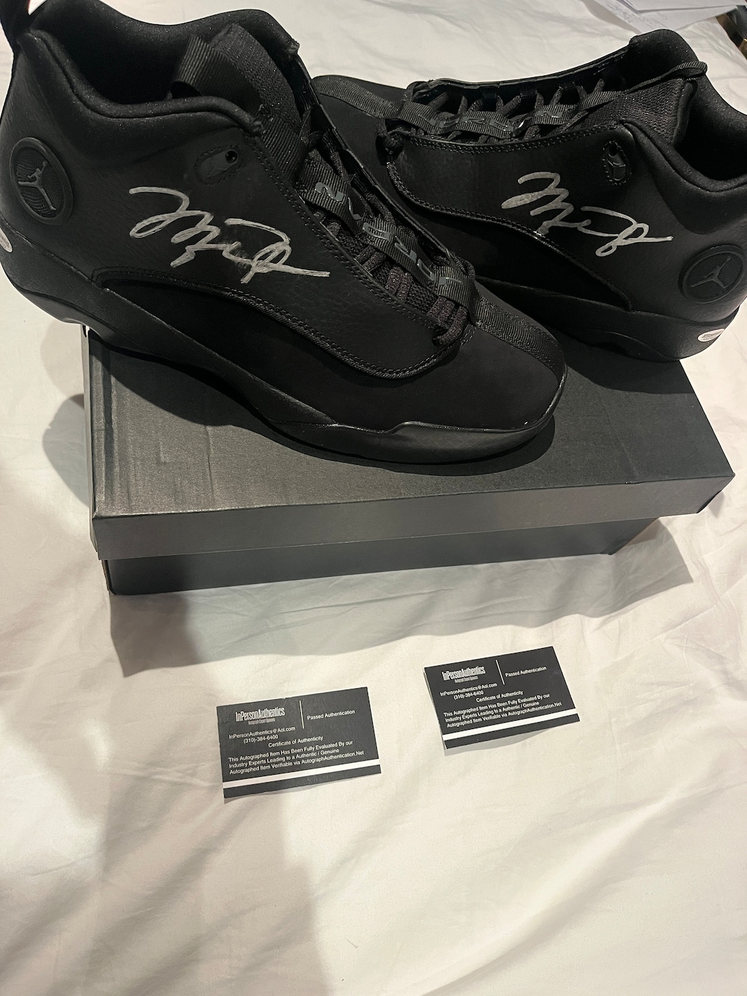 Pair of Michael Jordan Signed Shoes With COA - Etsy