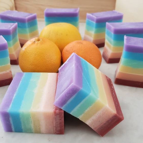Rainbow Soap - Etsy
