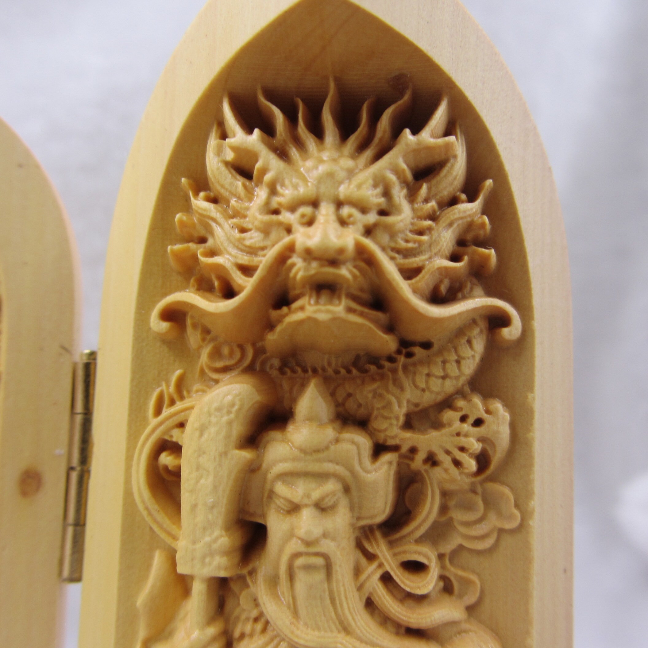 Handmade Thousand Hands Guanyin Figurine Engraved Bodhisattva Buddha ...