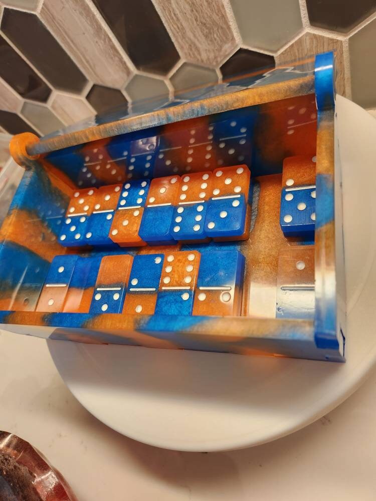 NFL Dominoes With Matching Box - Etsy