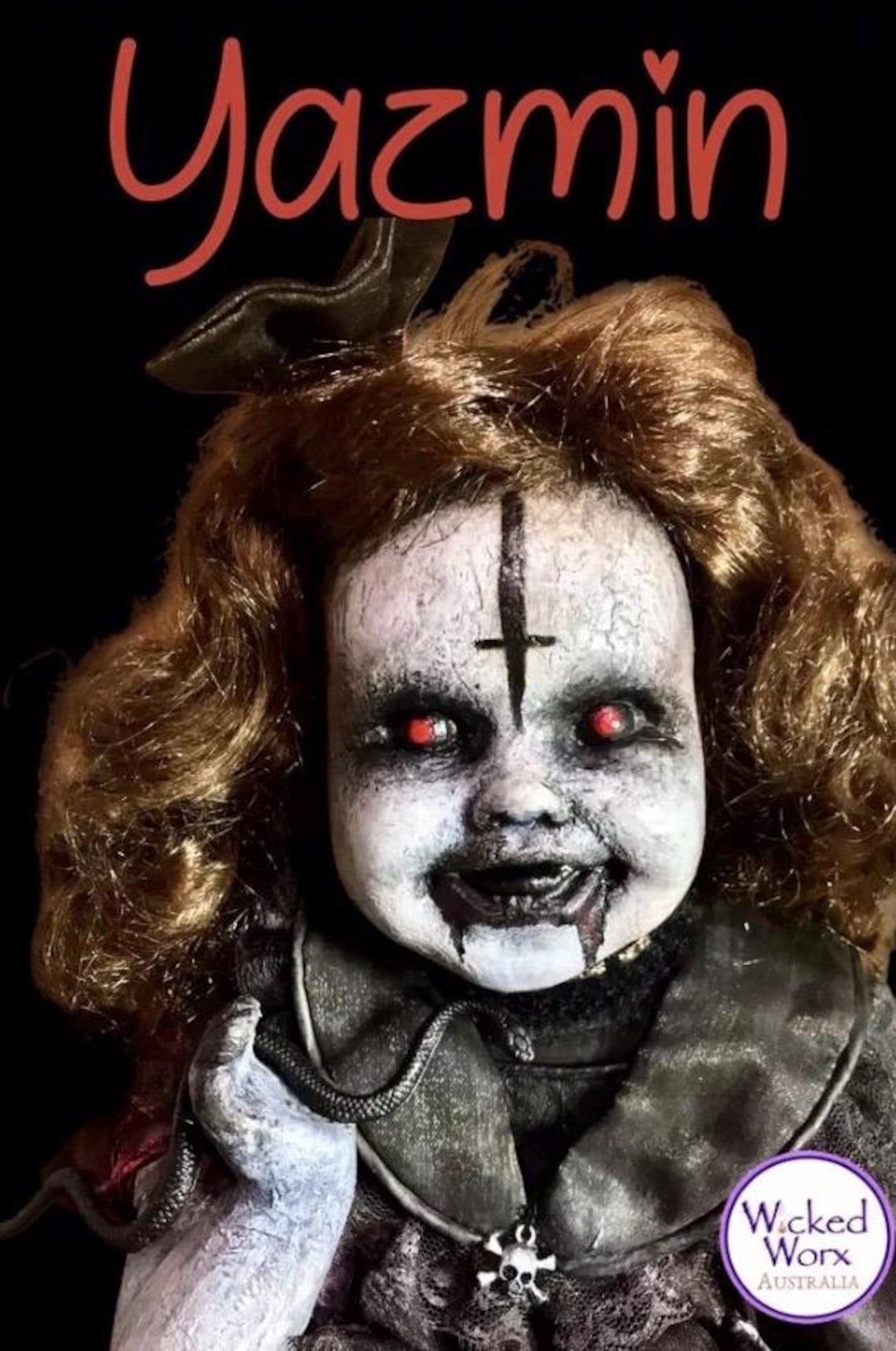 Dark Demon Baby Girl ,haunted Creepy Ooak Child, Scary Spooky Doll ...