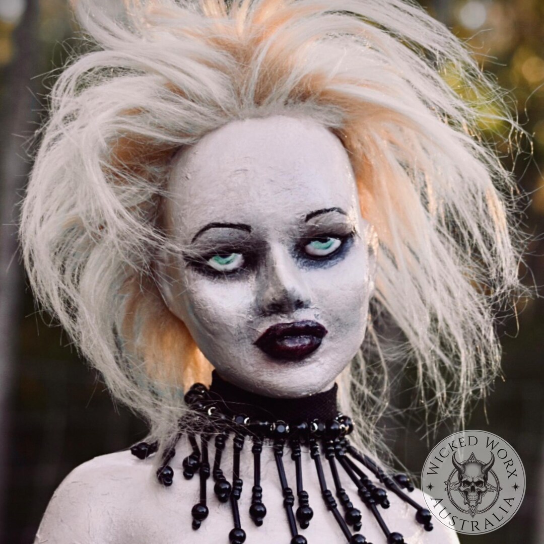 Gothic Horror Porcelain Fantasy Doll,altered Haunted Figurine,halloween ...