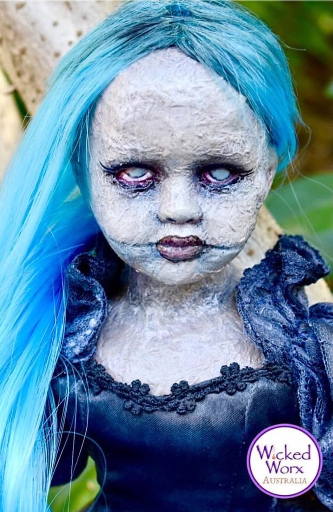 Haunted Vessel Zombie Horror Doll,demon Girl Ooak,disturbing Possessed ...