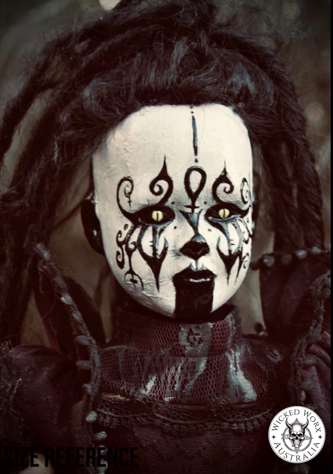 Gothic Horror Art Doll – OOAK Hand Painted Porcelain Dark Art ...