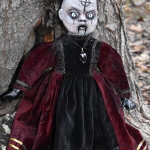 Dark Demon Doll, Haunted Creepy Ooak Art, Scary Terrifying Collectible ...