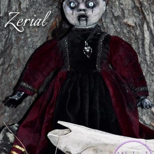 Dark Demon Doll, Haunted Creepy Ooak Art, Scary Terrifying Collectible ...