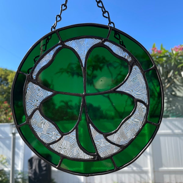 Stained Glass Shamrock Pattern - Etsy