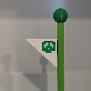 Super Mario Brothers Inspired Castle Flag for Your Desk or Aquarium - 4 ...