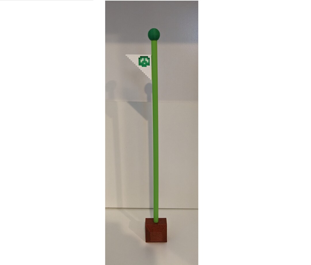 Super Mario Brothers Inspired Castle Flag for Your Desk or Aquarium - 4 ...