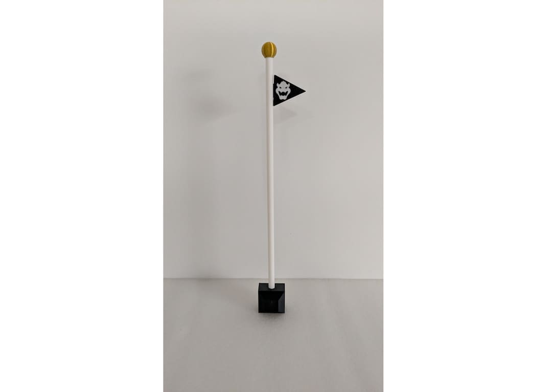 Mario-inspired Bowser Flag – 3D Printed PLA for Display or Aquarium - Etsy