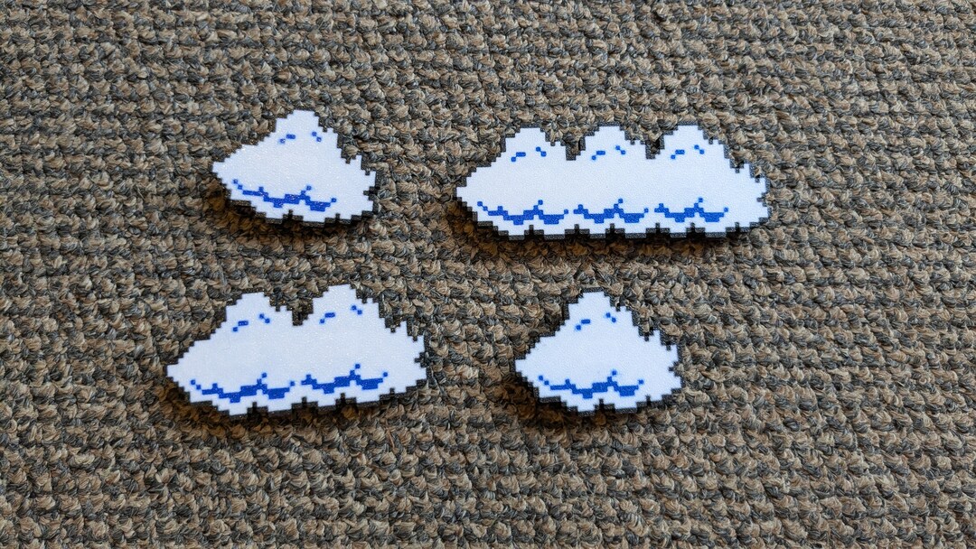 Super Mario Brothers Inspired Cloud Decorations - Scaled for Use With a ...