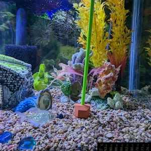 Super Mario Brothers Inspired Castle Flag for Your Desk or Aquarium - 4 ...