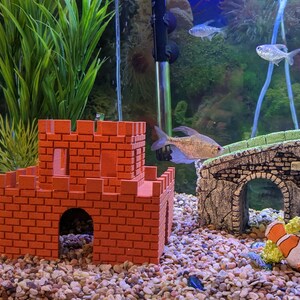Super Mario Brothers Inspired Castle - 4:3 Aspect Ratio - 3D Printed - Etsy