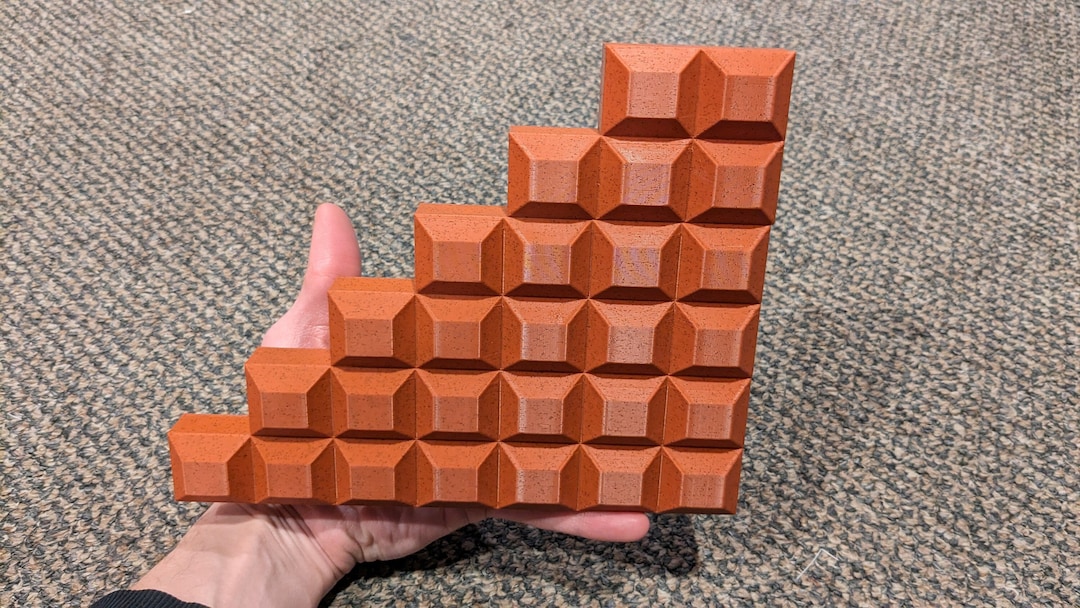 Retro Super Mario Brothers Inspired Block Staircase - 4:3 Aspect Ratio ...