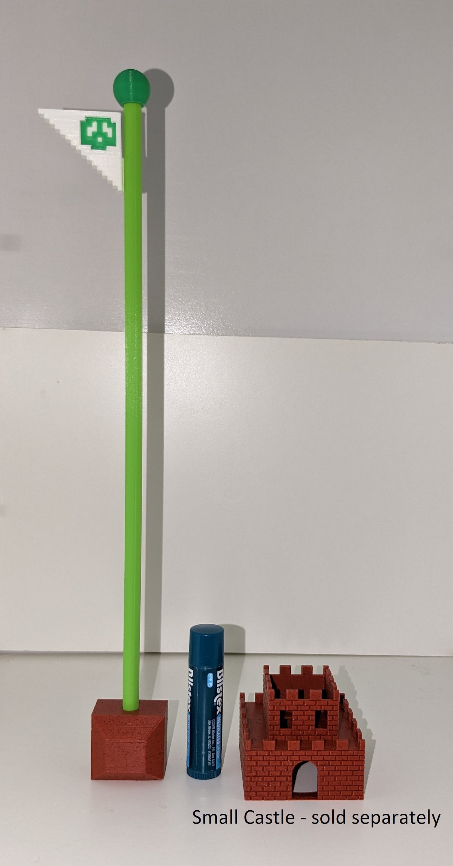 Super Mario Brothers Inspired Castle Flag for Your Desk or Aquarium 4:3 ...