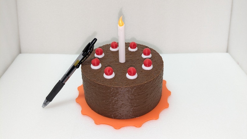 Portal Cake Replica – Aperture Science Prop With Flickering Candle, 3D ...