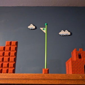 Super Mario Brothers Inspired Cloud Decorations - Scaled for Use With a ...