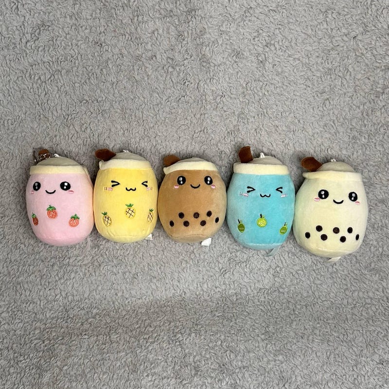 Boba Tea Keychain - Etsy