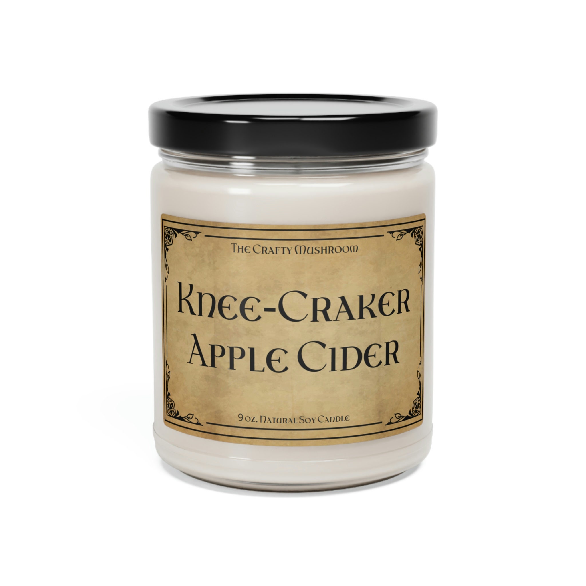 Knee-cracker Apple Cider Candle Eco Friendly, RPG Candle for Fantasy ...