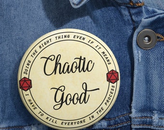Chaotic Good RPG Alignment 1.25 Enamel Pin - Etsy