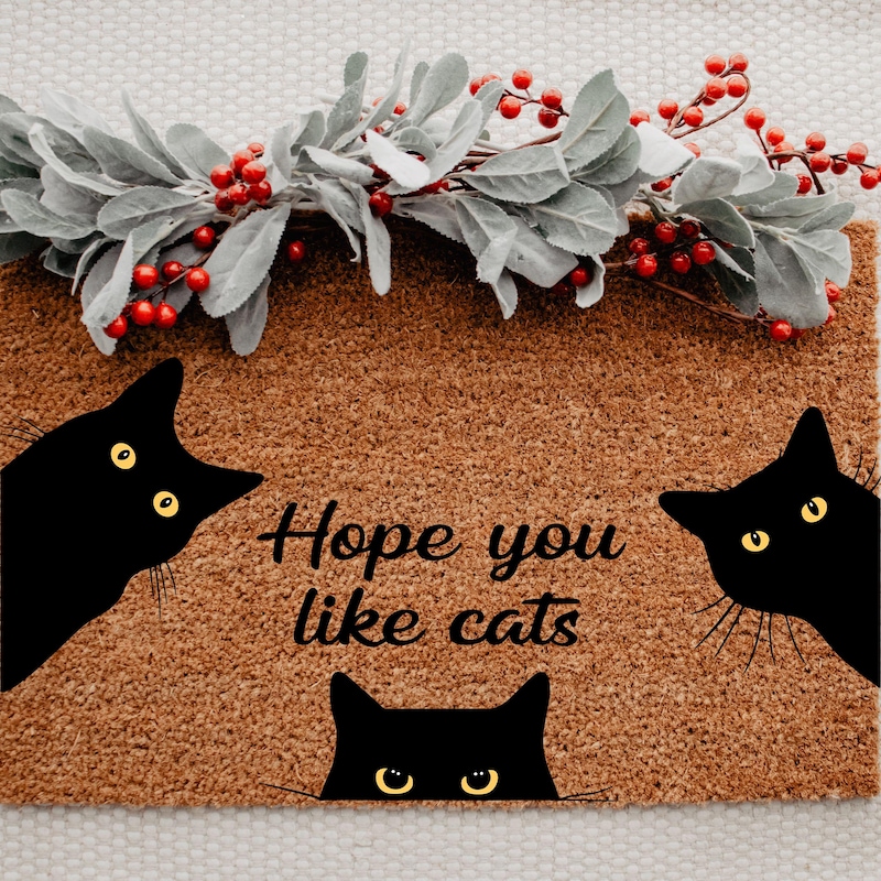 Cat Doormat - Etsy