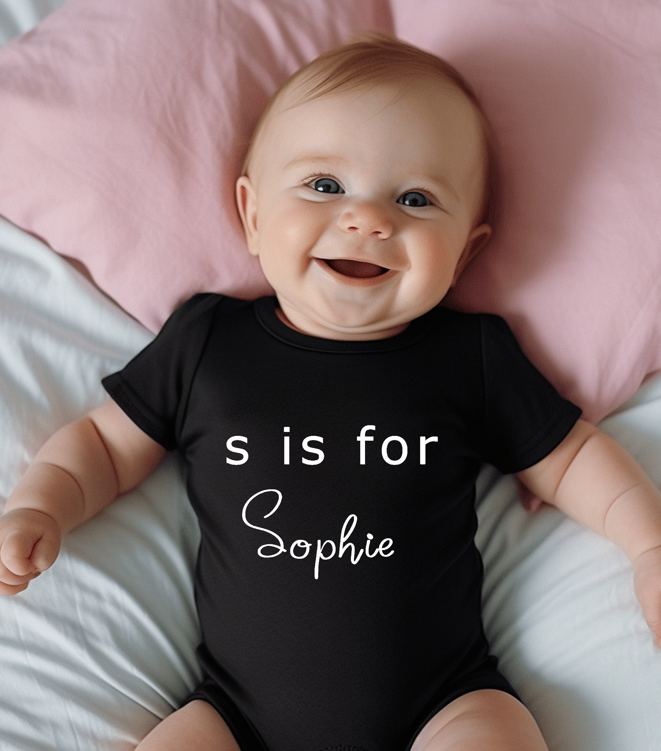 Personalized Baby Boy Onesie® Boy Cute Custom Onesie® Boy Name Onesie ...