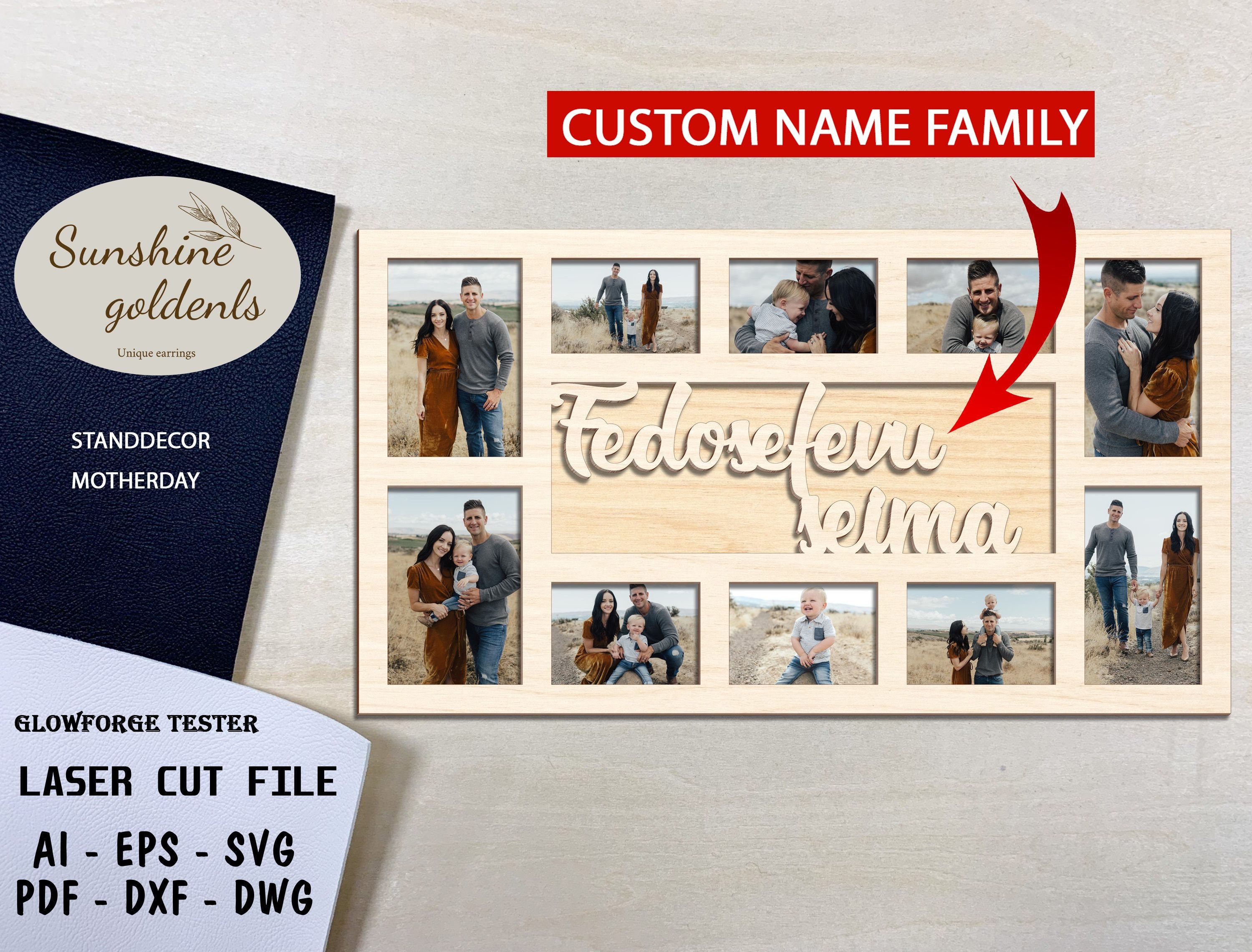 Personalized Family Photo Collage Svg Mother's Day Svg - Etsy Canada