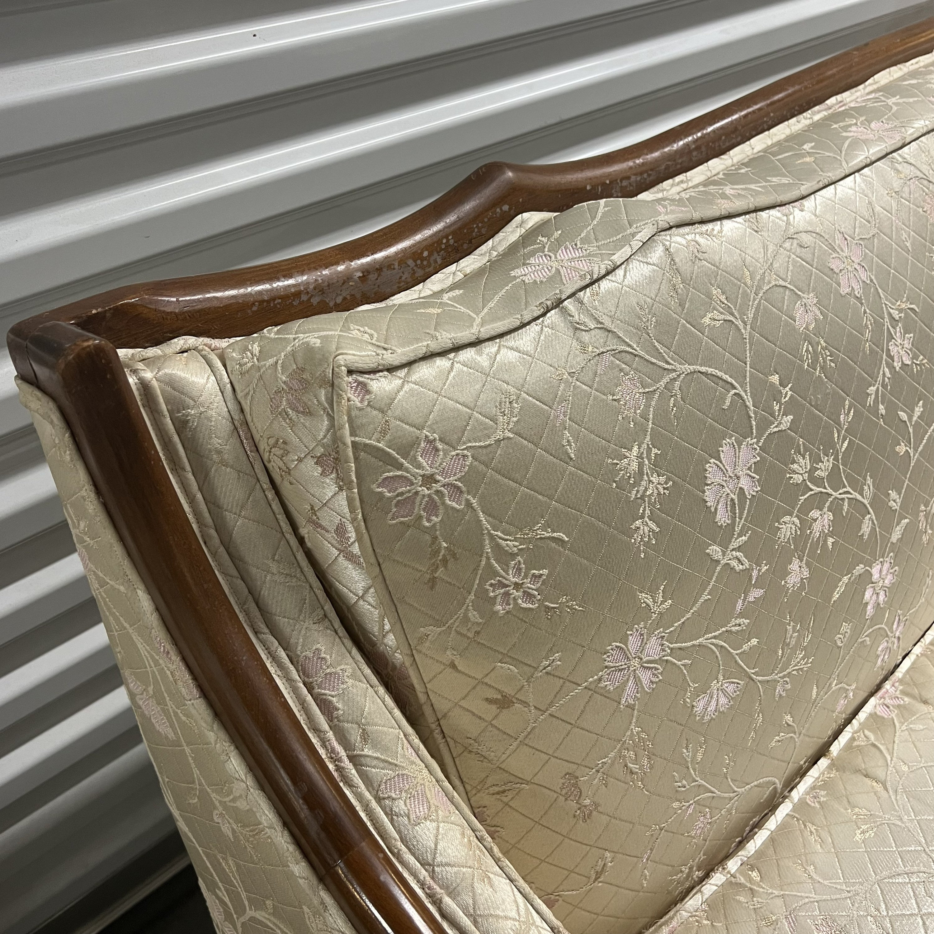 Victorian Brocade Double Sofa Pair Extra Long Settee Beige Cream - Etsy