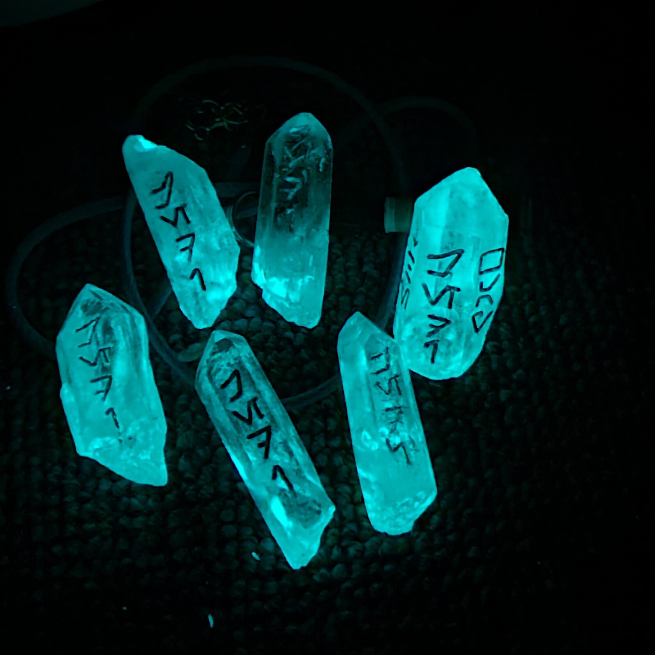 Custom Engraved Star Wars Inspired Kyber Crystal, Hand Carved, Wire ...