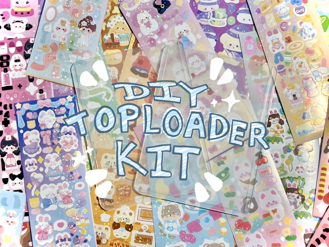 DIY Toploader Deco Kit|clear Toploader|photocard Holder|koreansticker ...