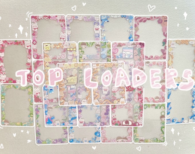 Decoden Toploader Star, Deco Toploader, Acrylic Photocard Protector, K ...