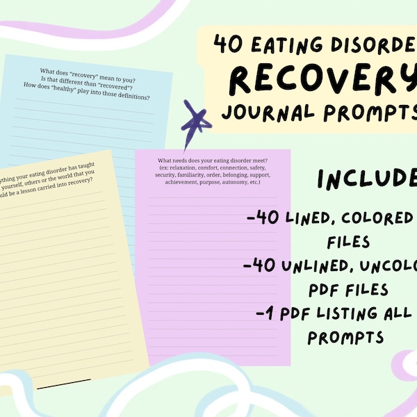 Ed Recovery Journal - Etsy