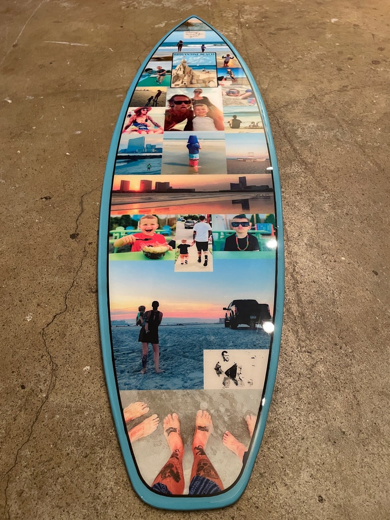 Personalized Surfboard Wall Art / Custom Surfboard Decor for Wall ...