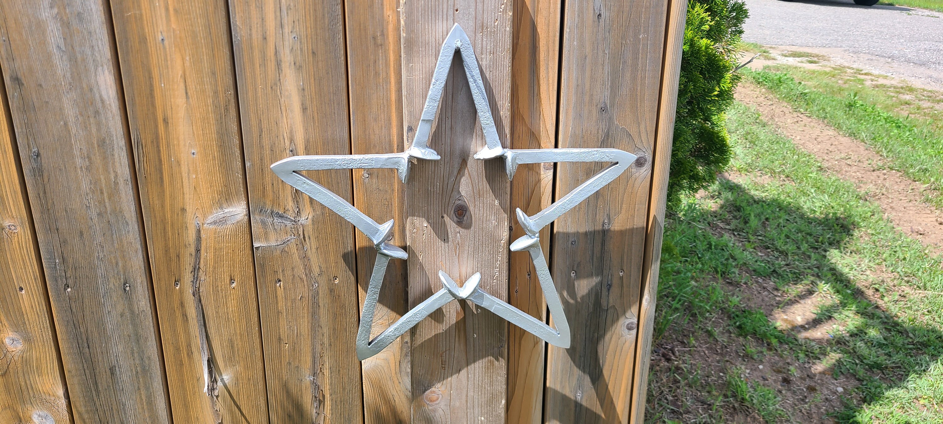 Hand-crafted Railroad Spike Star - Etsy