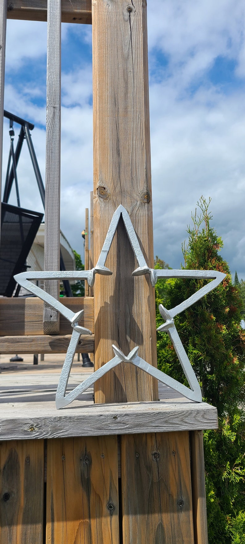 Hand-crafted Railroad Spike Star - Etsy
