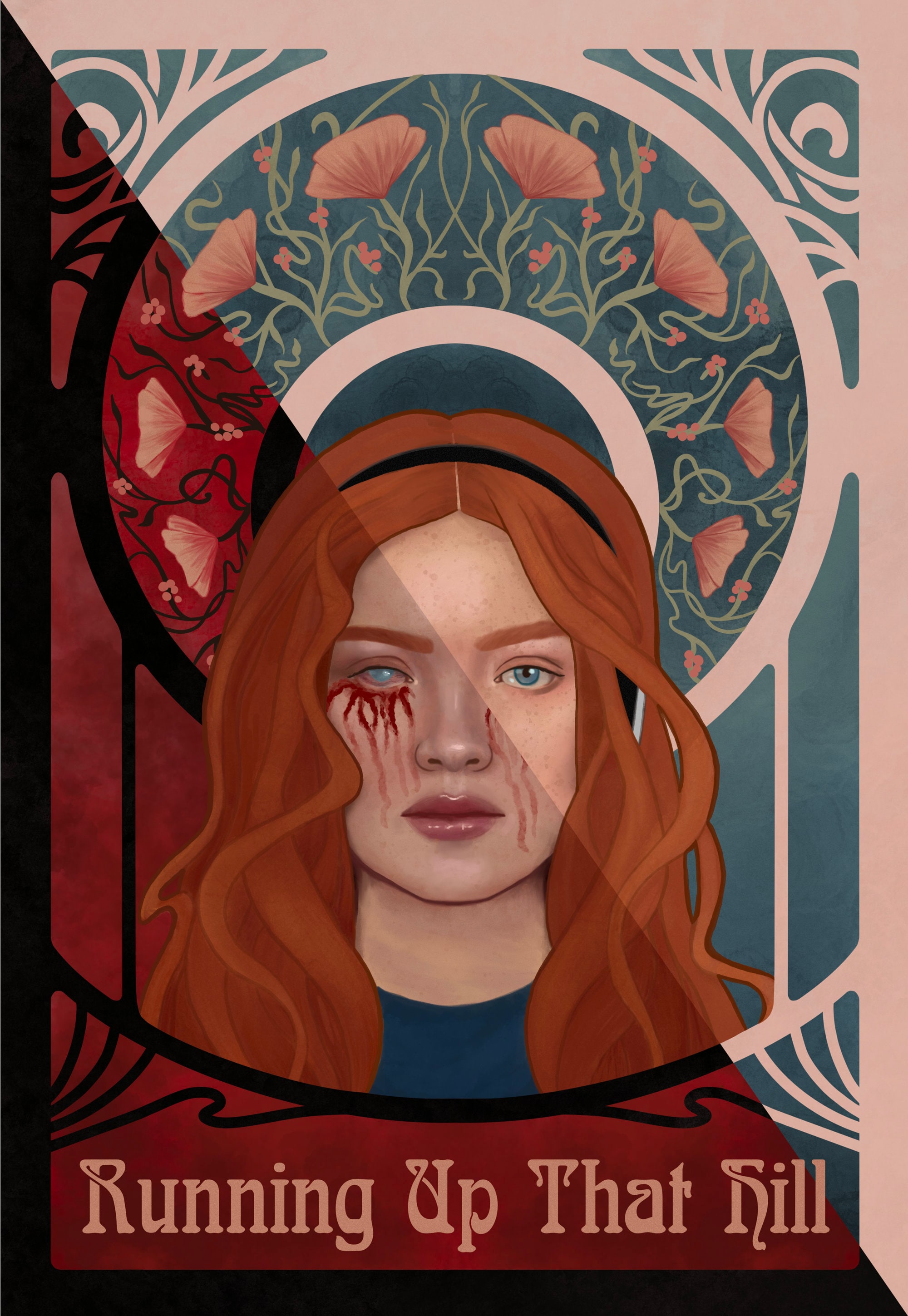 Half and Half Version Max Mayfield Art Nouveau - Etsy