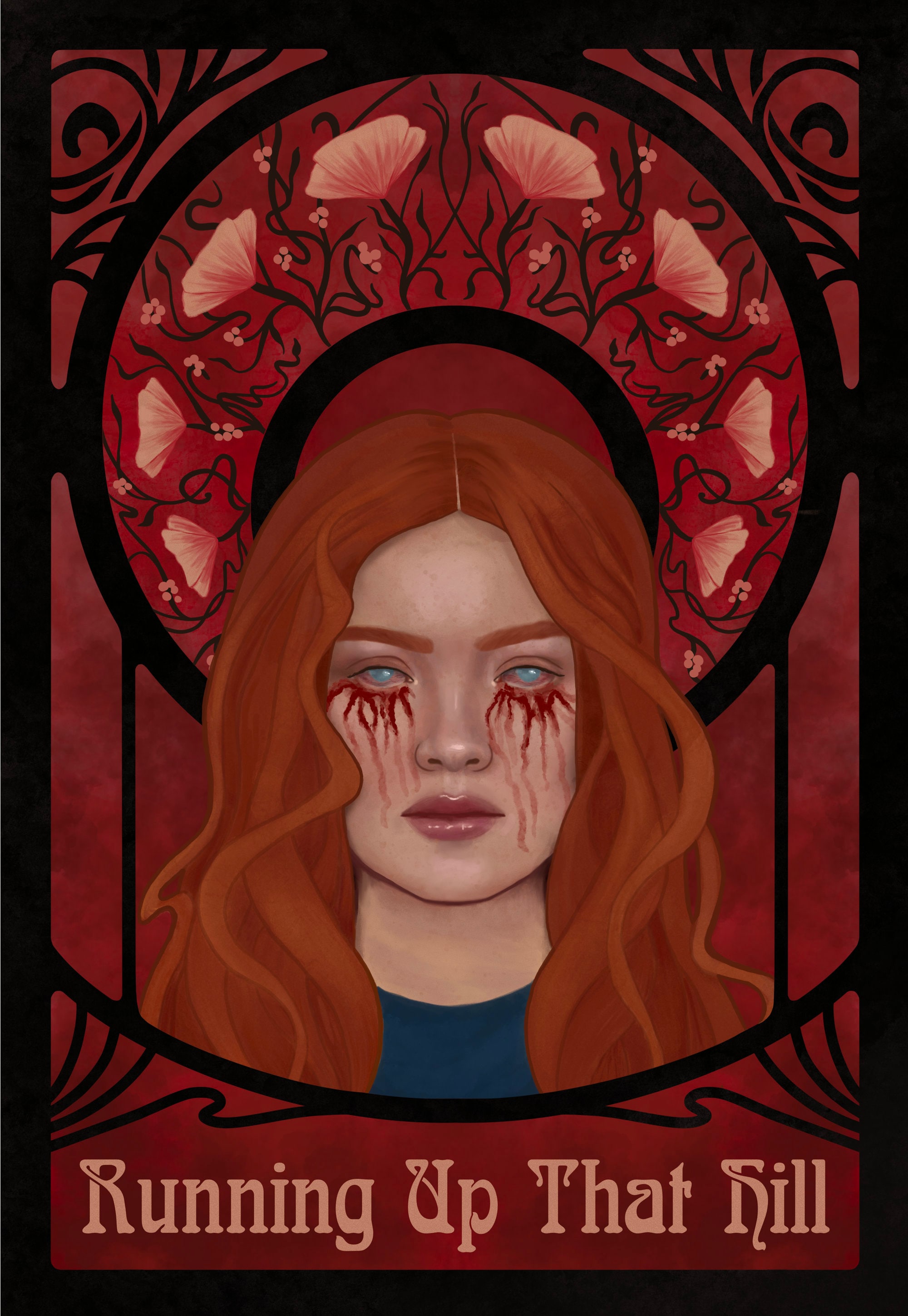 Upside Down Version Max Mayfield Art Nouveau - Etsy