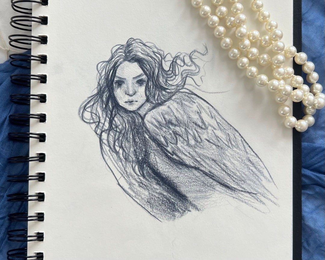 Ancient Greek Siren Drawing • Mermaids and Sirens Series - Etsy