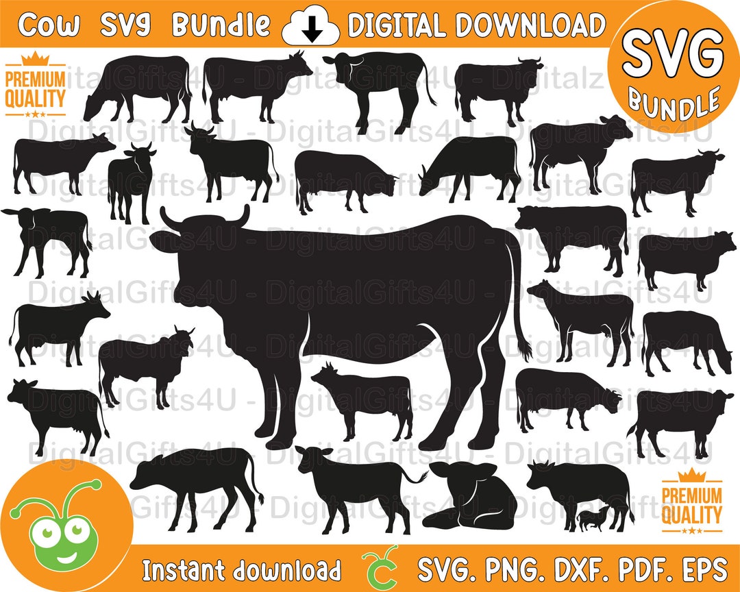 Cow Svg Files Cow Clipart Cow Print Svg Cow Png Cow Face - Etsy Norway