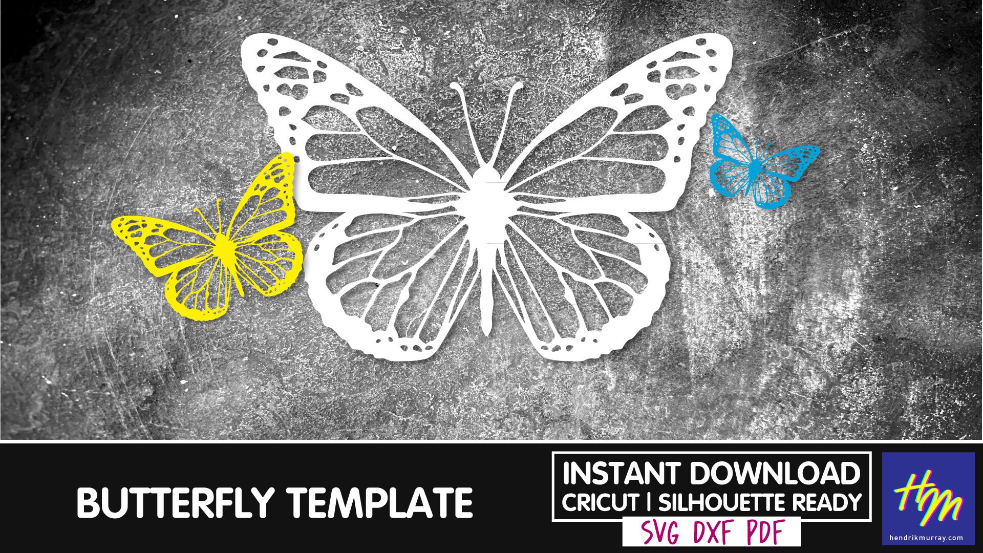 Butterfly Template, SVG, DXF and PDF Printables - Etsy