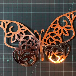 Butterfly Glass Topper SVG Template Ready to Cut on Your Cricut and ...